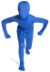 Kid's Blue Morphsuit Costume
