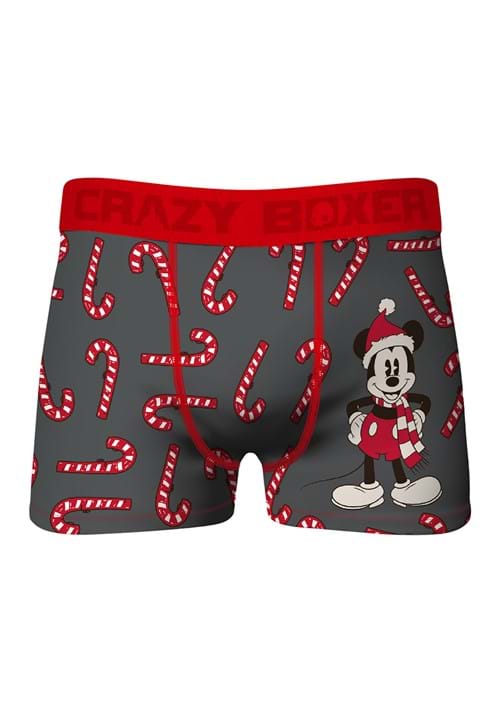 Crazy Boxer Holiday Mickey Men's 2 Pack Boxer Briefs