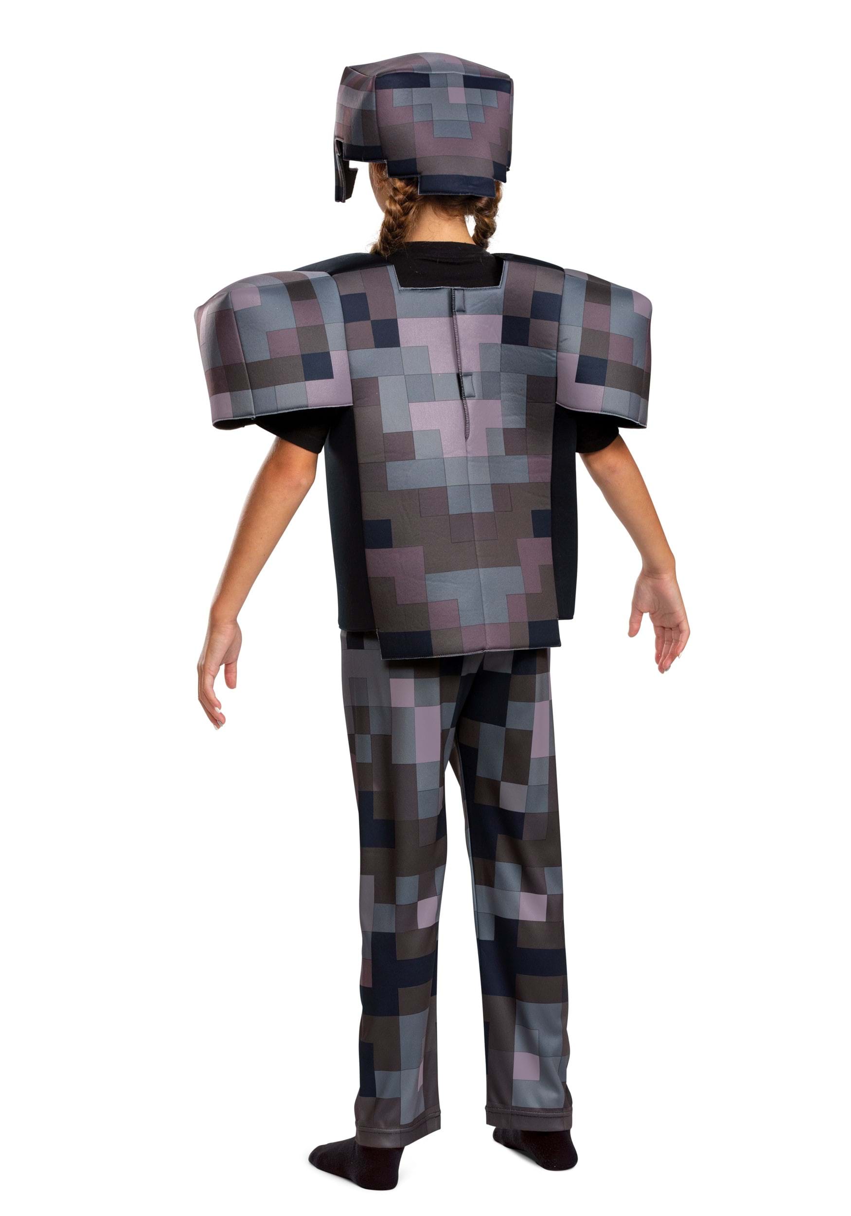 Minecraft Child Netherite Armor Deluxe Costume